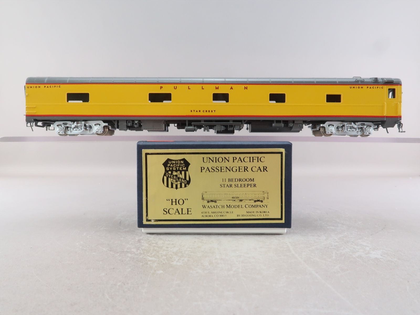 HO Brass Model - Wasatch UP Union Pacific 11 Bedroom Star Crest - F/P ...