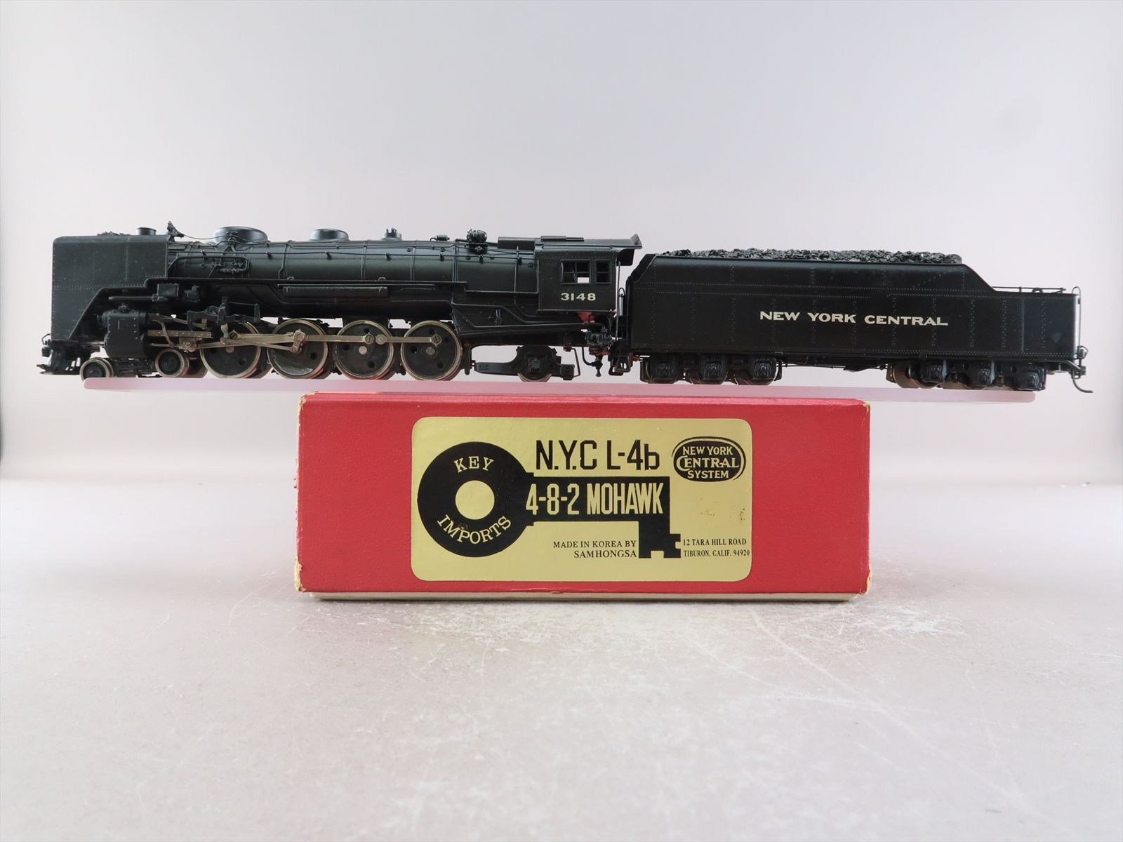HO Brass Model - Key NYC New York Central L-4b 4-8-2 Mohawk #3148 ...