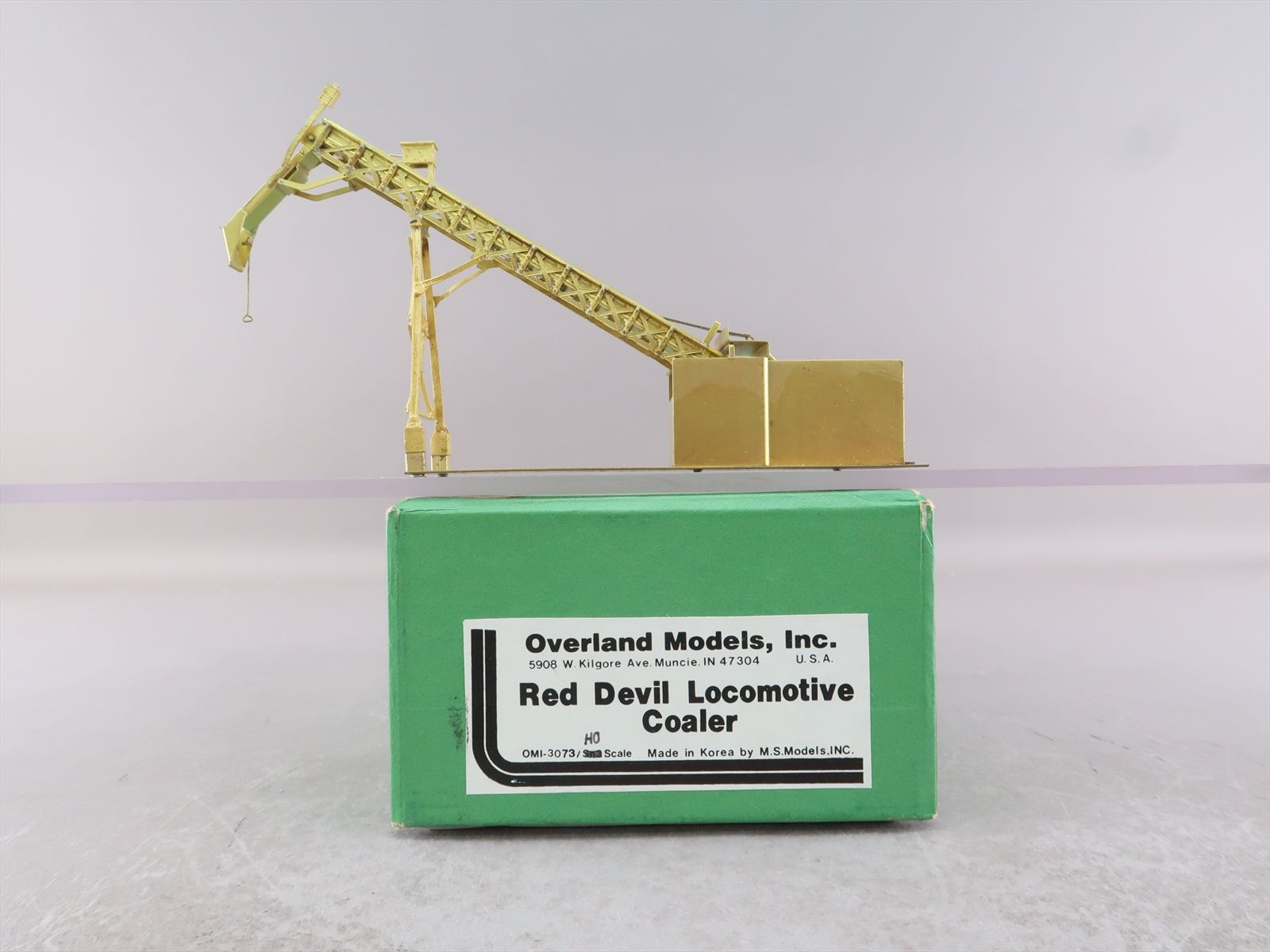 HO Brass Model - OMI 3073 Red Devil Locomotive Coaler - Unpainted ...