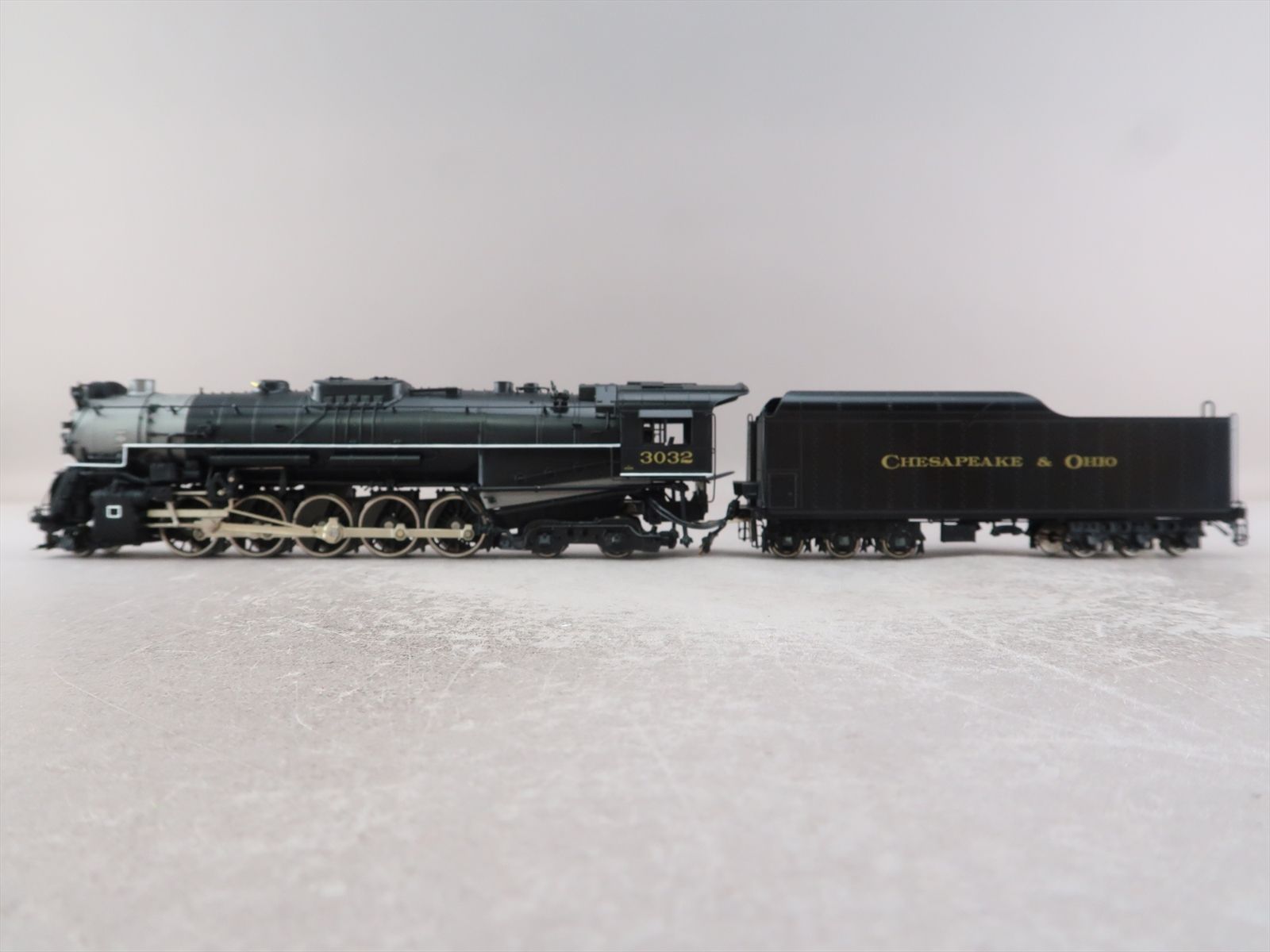 HO Brass Model - Key CS#41 C&O Chesapeake & Ohio T-1 2-10-4 Texas #3032 ...