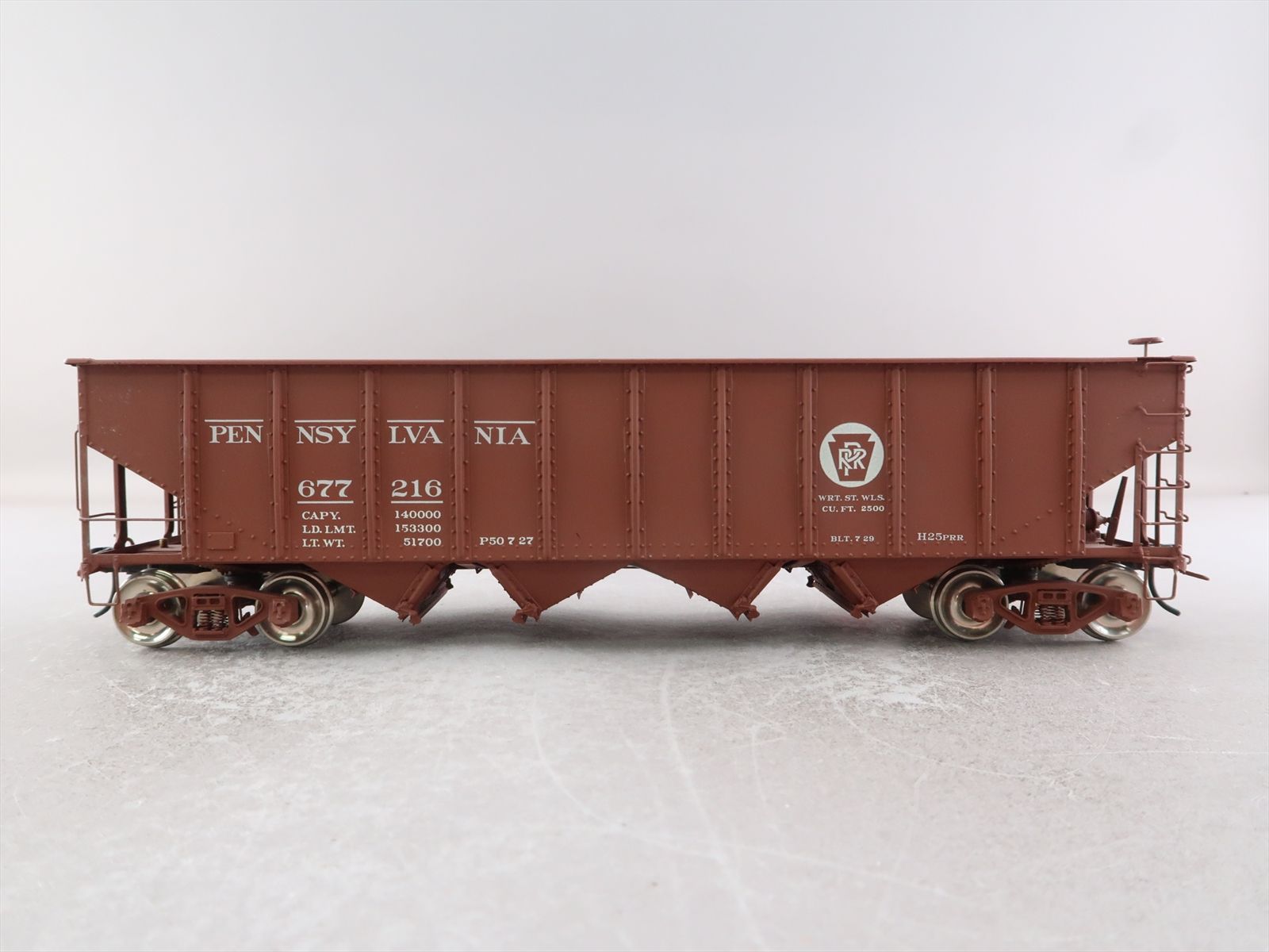 O Brass Model - PSC PRR Pennsylvania H-25 Quad Hopper 70-Ton #677216 ...