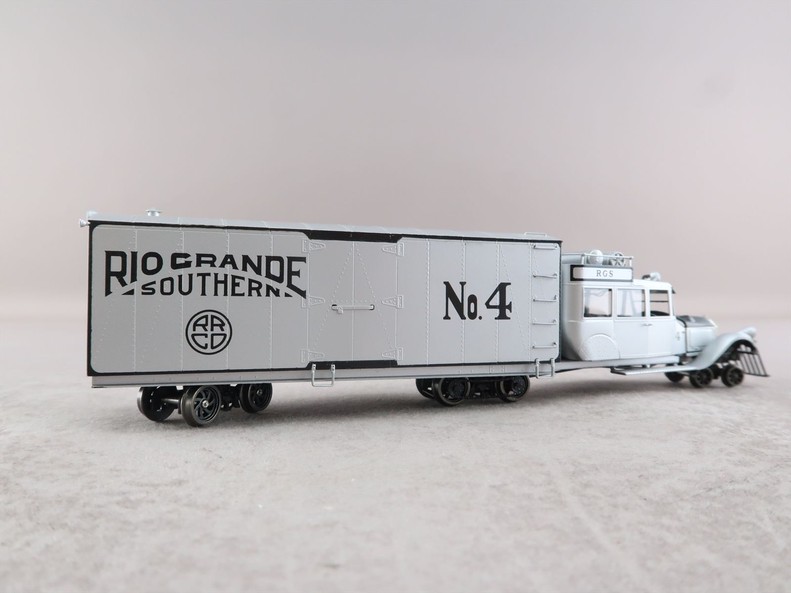 Sn3 Brass Model - PBL RGS Rio Grande Southern 3-Truck Galloping Goose Pierce Arrow Body 1939 ...