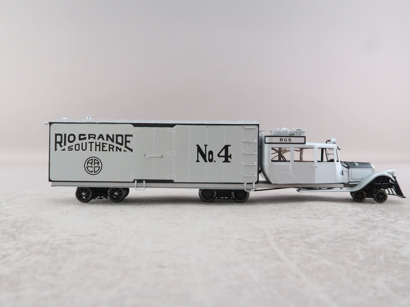Sn3 Brass Model - PBL RGS Rio Grande Southern 3-Truck Galloping Goose Pierce Arrow Body 1939 ...