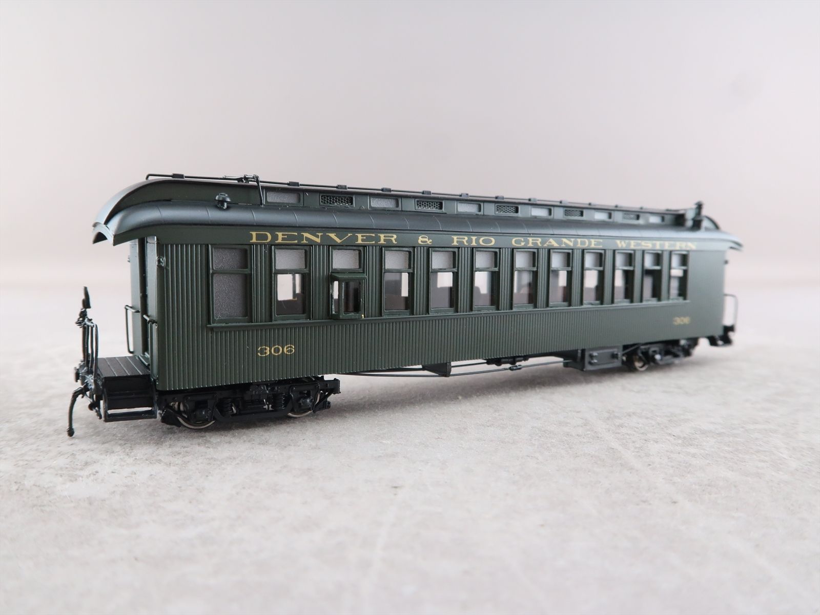 HOn3 Brass Model - PSC 17800-1 D&RGW Rio Grande Coach Green #306 - F/P ...