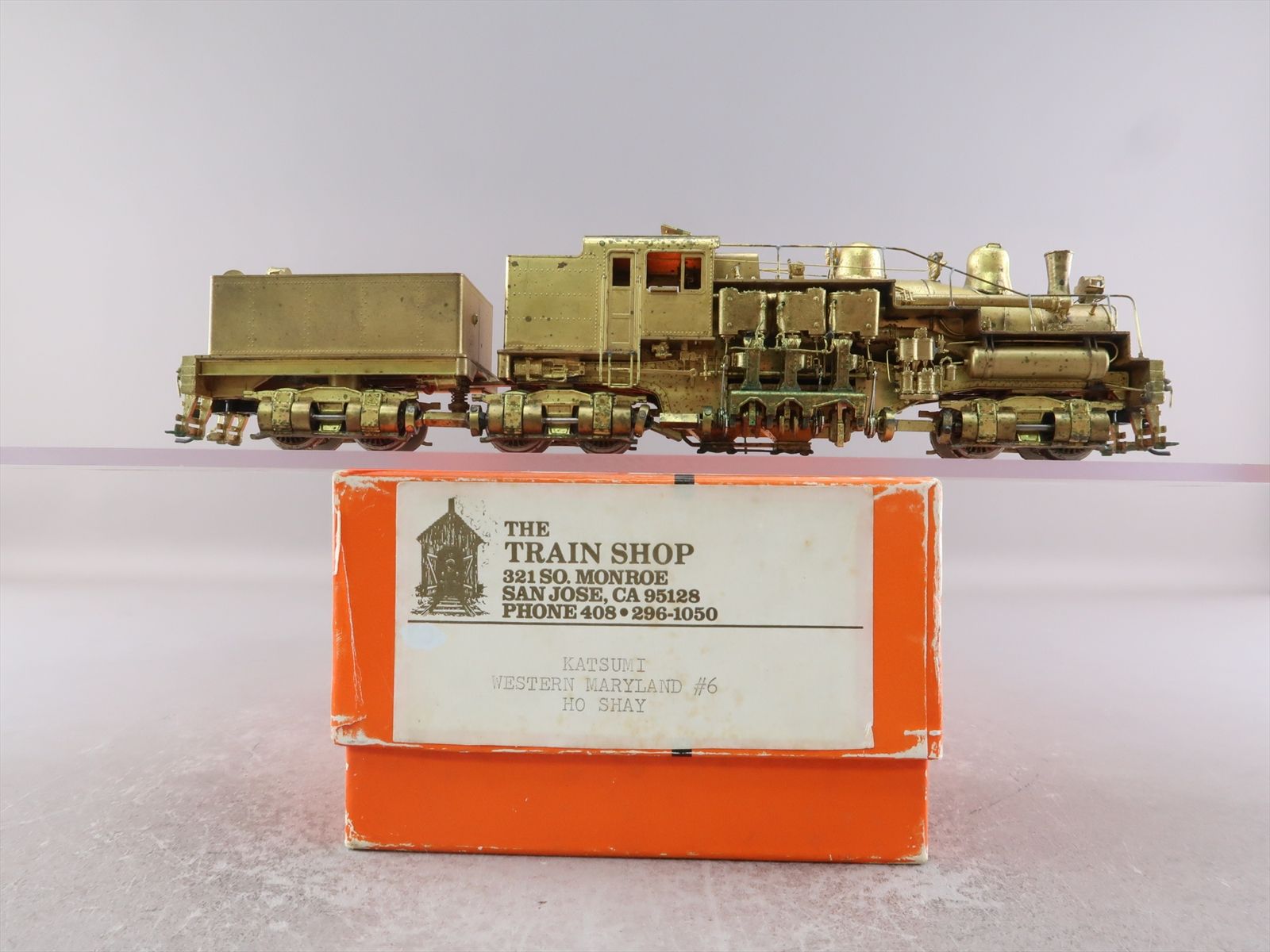 HO Brass Model - Train Shop 15141.1 WM Western Maryland 3-Truck Shay ...