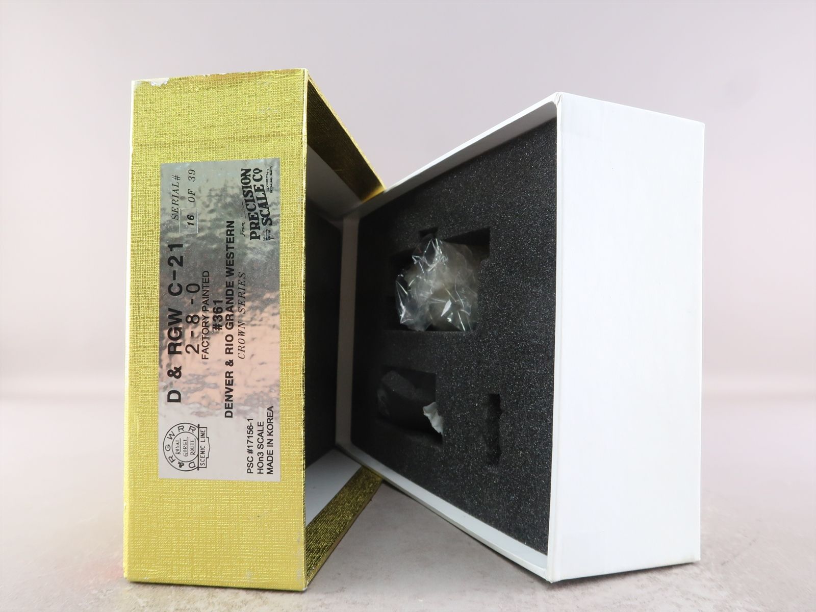 HOn3 Brass Model - PSC 17156-1 D&RGW Rio Grande C-21 2-8-0 #361 - F/P ...