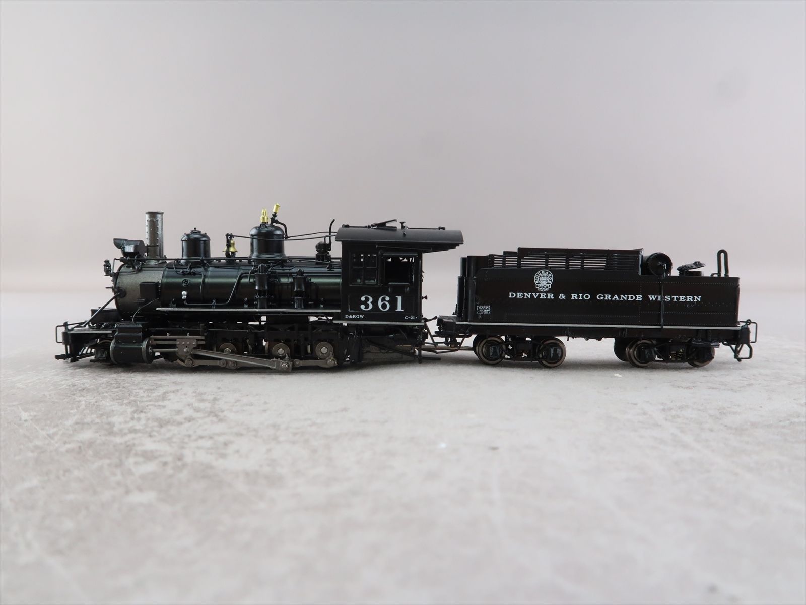 HOn3 Brass Model - PSC 17156-1 D&RGW Rio Grande C-21 2-8-0 #361 - F/P ...