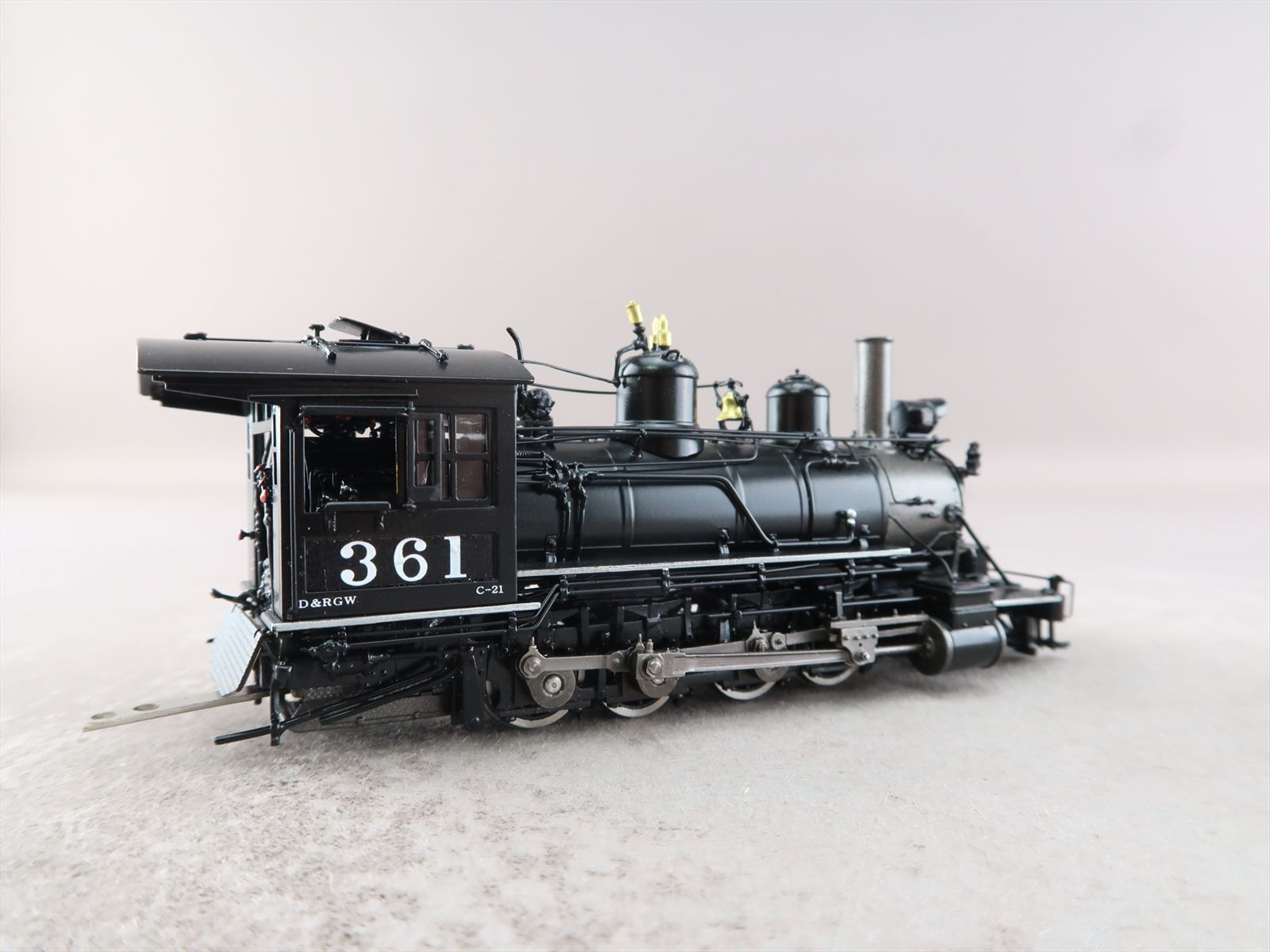 HOn3 Brass Model - PSC 17156-1 D&RGW Rio Grande C-21 2-8-0 #361 - F/P ...