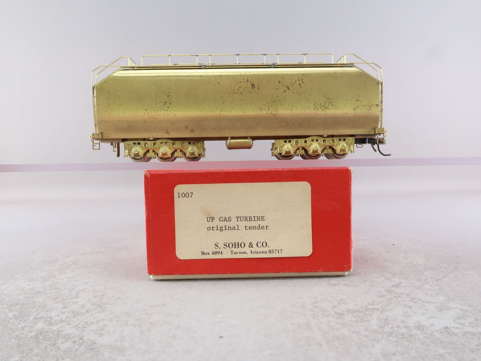 HO Brass Model - Soho 1007 UP Union Pacific Gas Turbine Original Tender ...