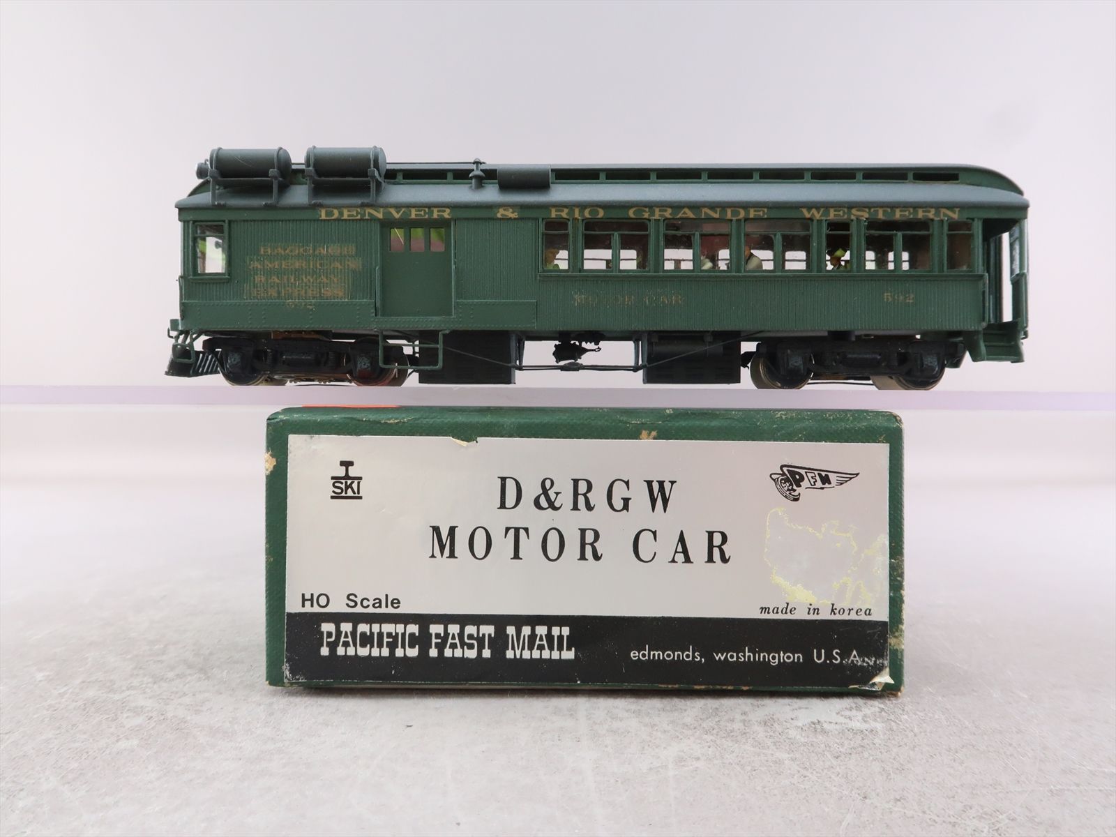 HO Brass Model - PFM D&RGW Denver & Rio Grande Western Motor Car #592 ...