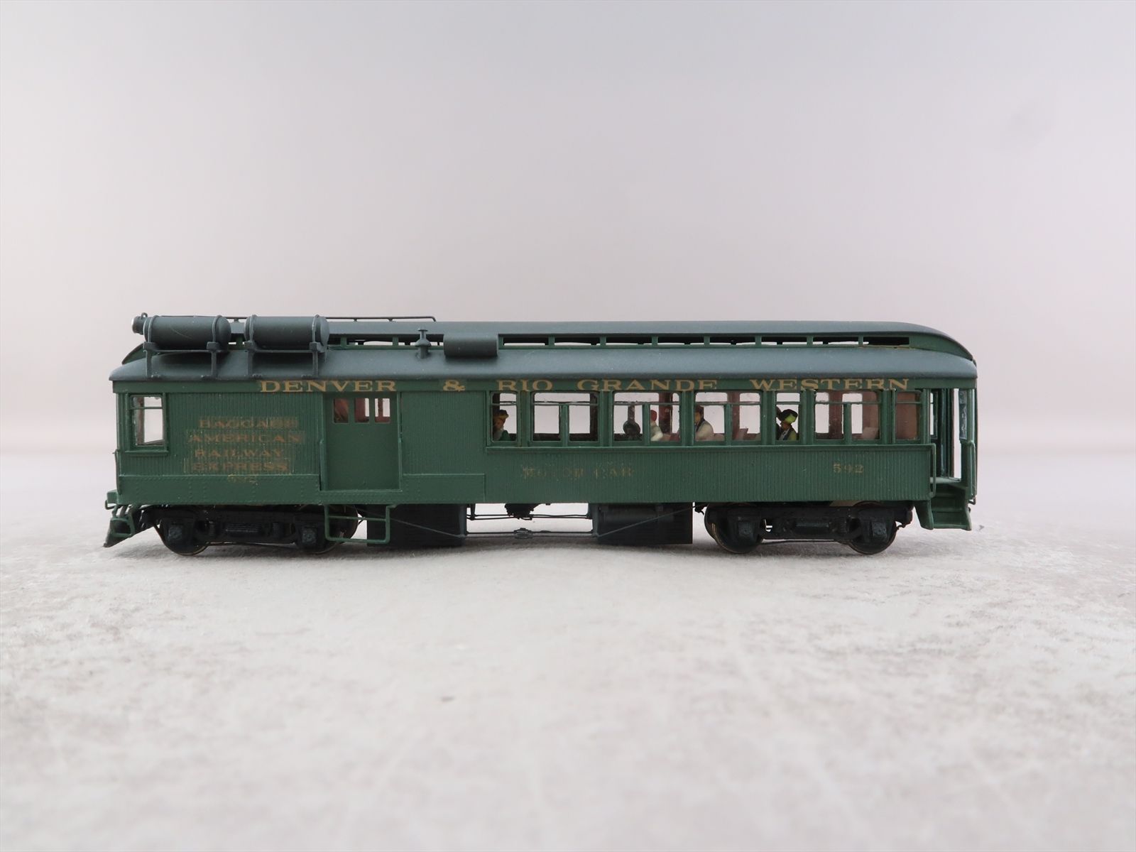 HO Brass Model - PFM D&RGW Denver & Rio Grande Western Motor Car #592 ...