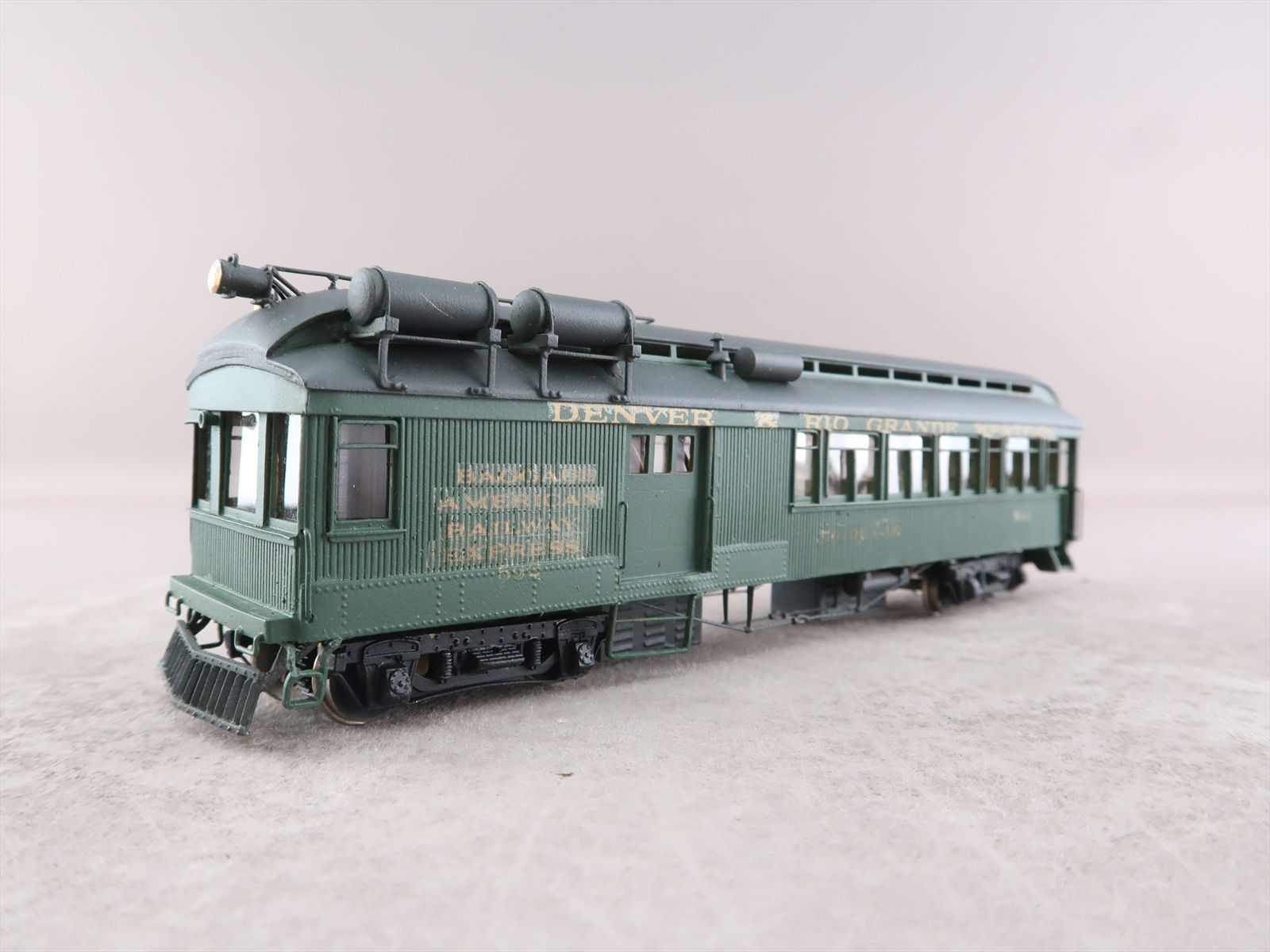 HO Brass Model - PFM D&RGW Denver & Rio Grande Western Motor Car #592 ...