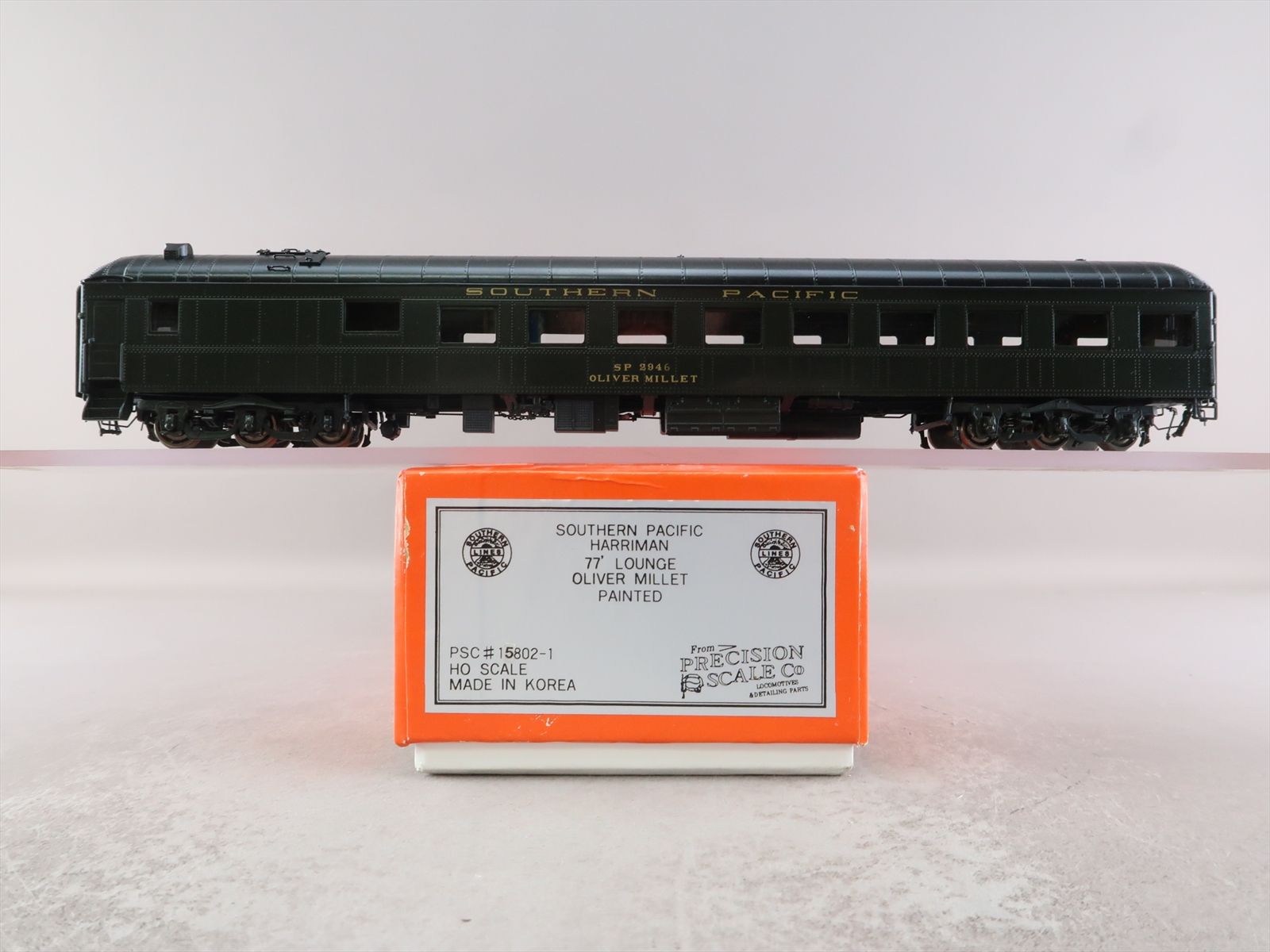HO Brass Model - PSC 15802-1 SP Southern Pacific Harriman 77' Lounge ...