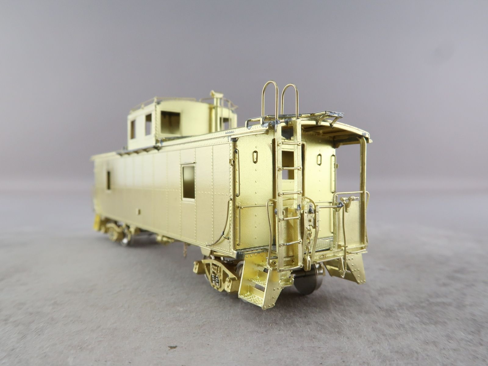 HO Brass Model - OMI 3819 CP CPR Canadian Pacific Steel Caboose - Unpainted - 1991 Run - Ajin