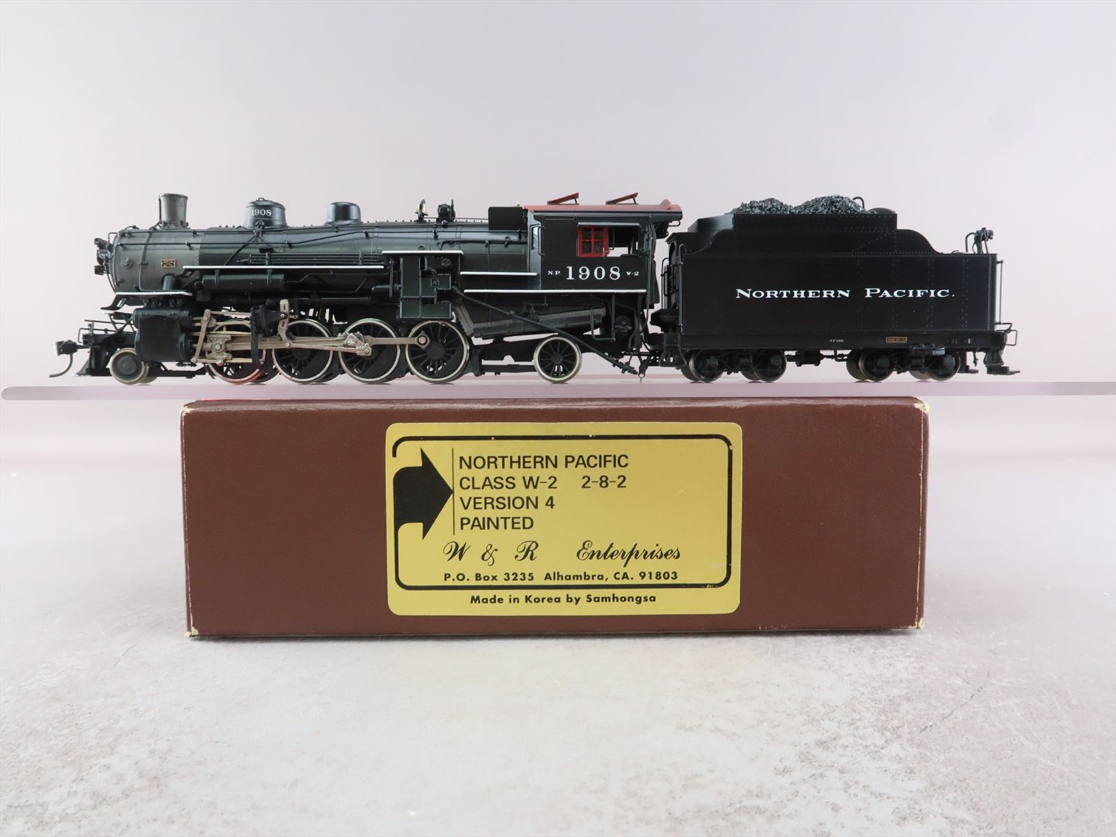 HO Brass Model - W&R NP Northern Pacific W-2 2-8-2 Version 4 #1908 - F ...