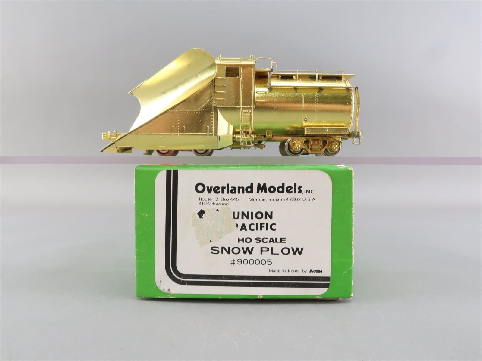 HO Brass Model - OMI 1300 UP Union Pacific Single Track Snowplow Snow ...