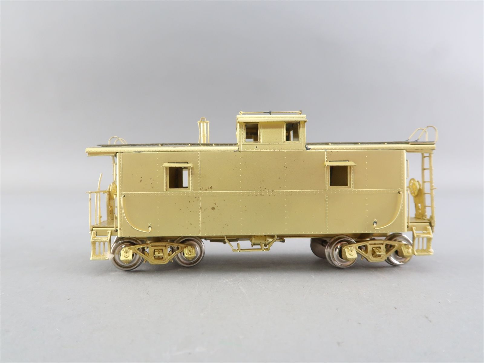 HO Brass Model - OMI 1287 C&O Chesapeake & Ohio Steel Caboose w/ L.H ...
