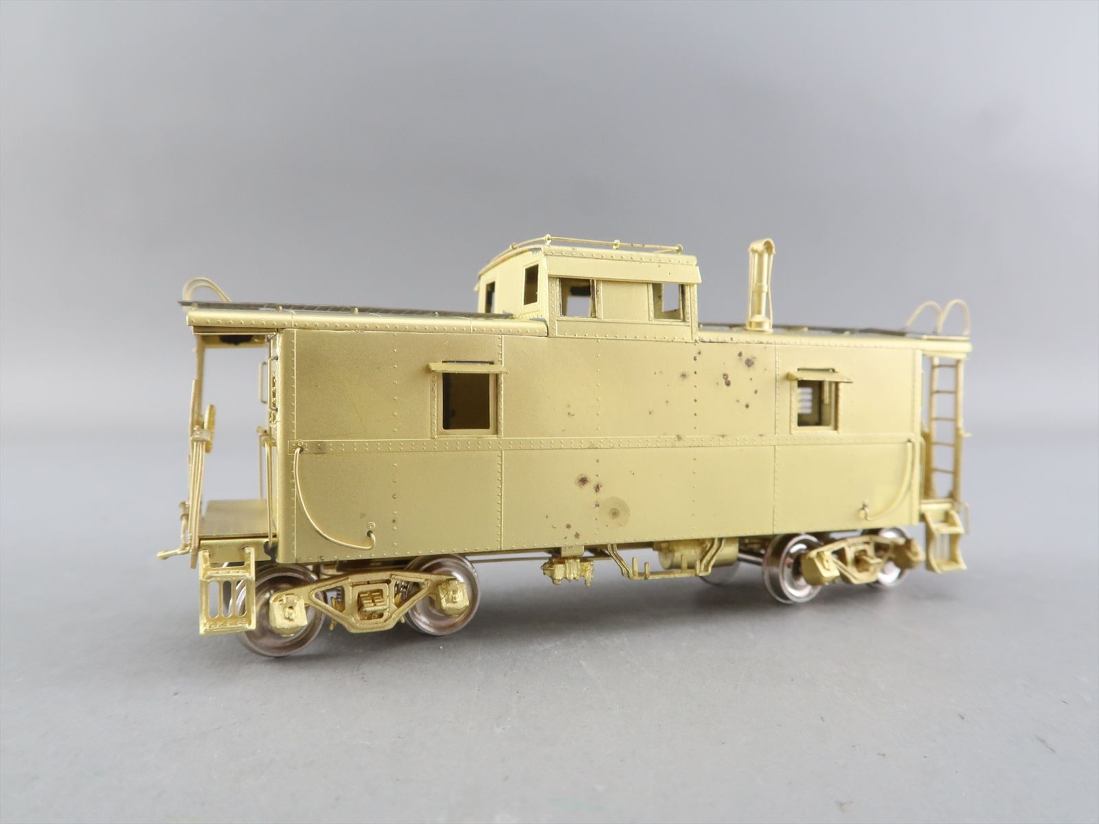 HO Brass Model - OMI 1287 C&O Chesapeake & Ohio Steel Caboose w/ L.H ...