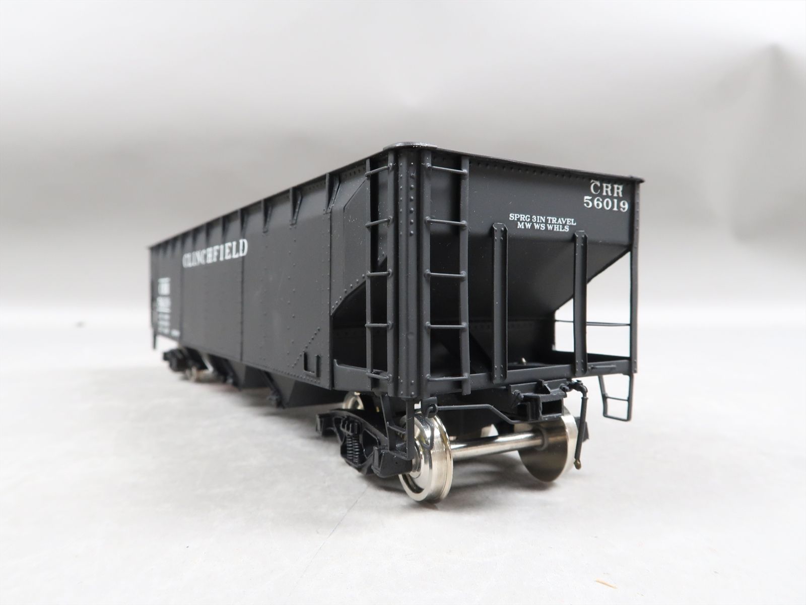 O Brass Model - CRR Clinchfield 4-Bay Quad Hopper #56019 - Custom - No Box