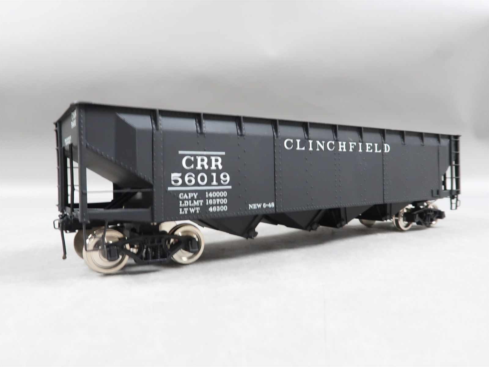 O Brass Model - CRR Clinchfield 4-Bay Quad Hopper #56019 - Custom - No Box