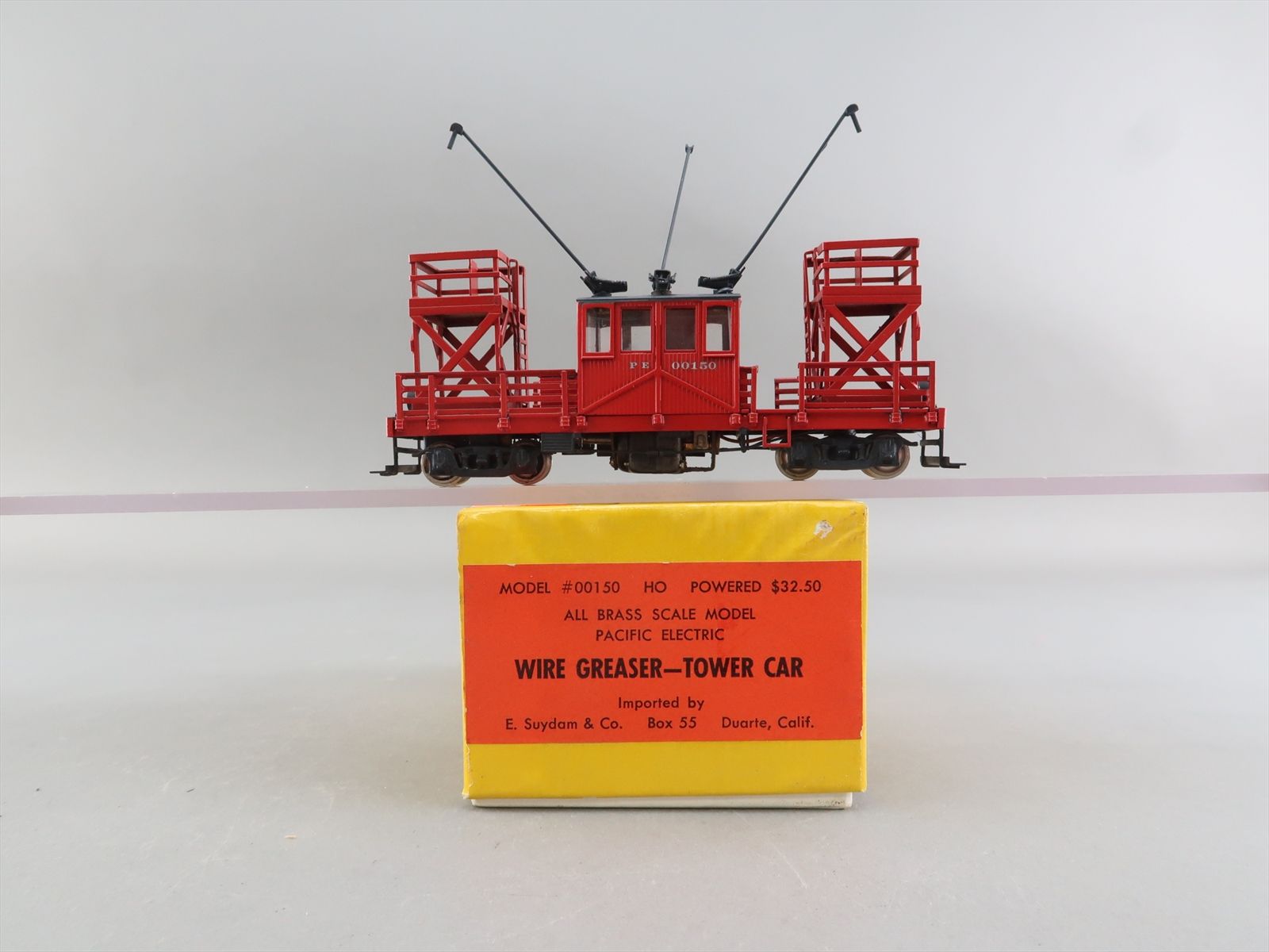 HO Brass Model - Suydam 00150 PE Pacific Electric Wire Greaser Tower ...