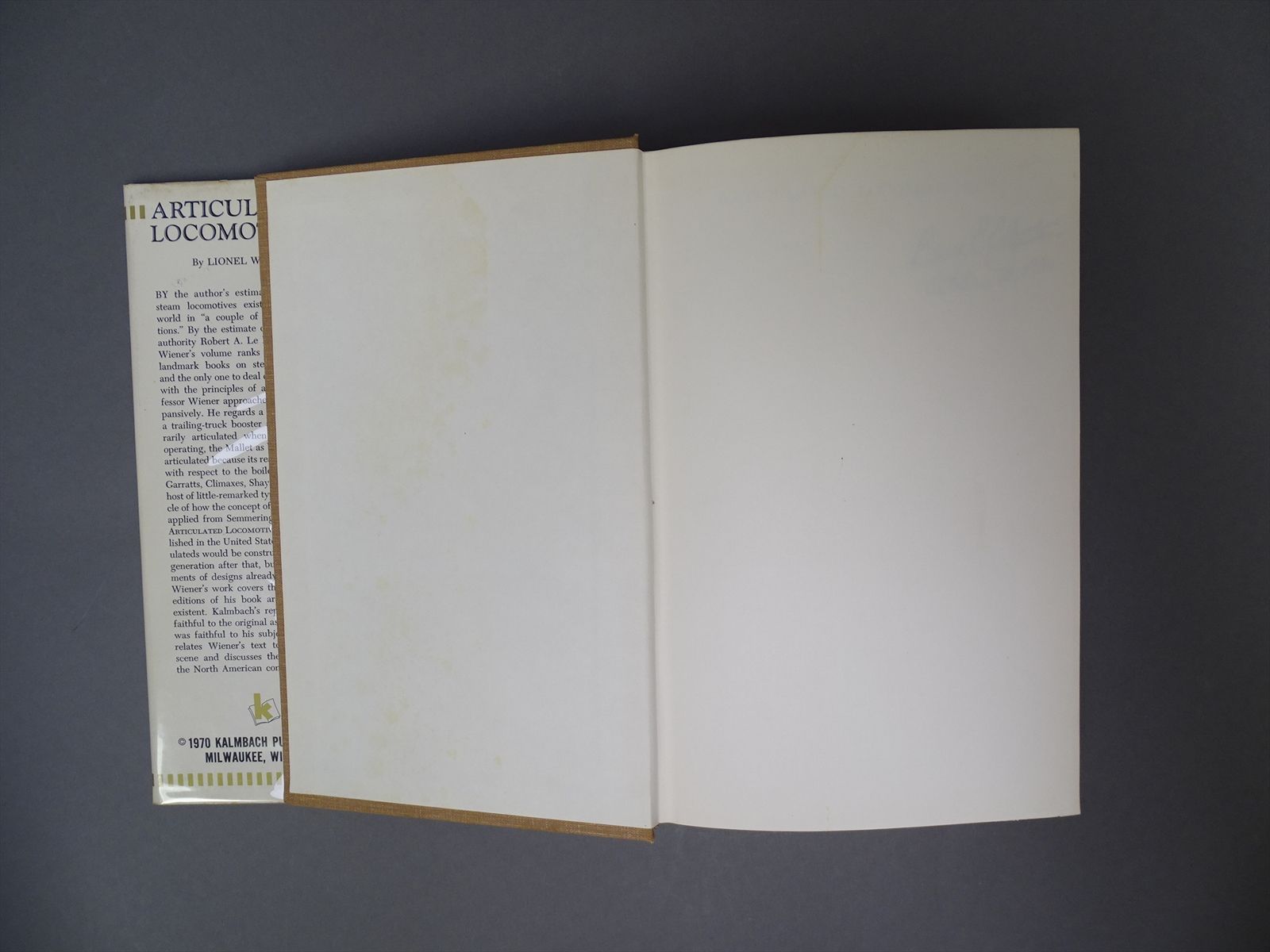 Railroad Book - Articulated Locomotives - Lionel Wiener - 632 Pages