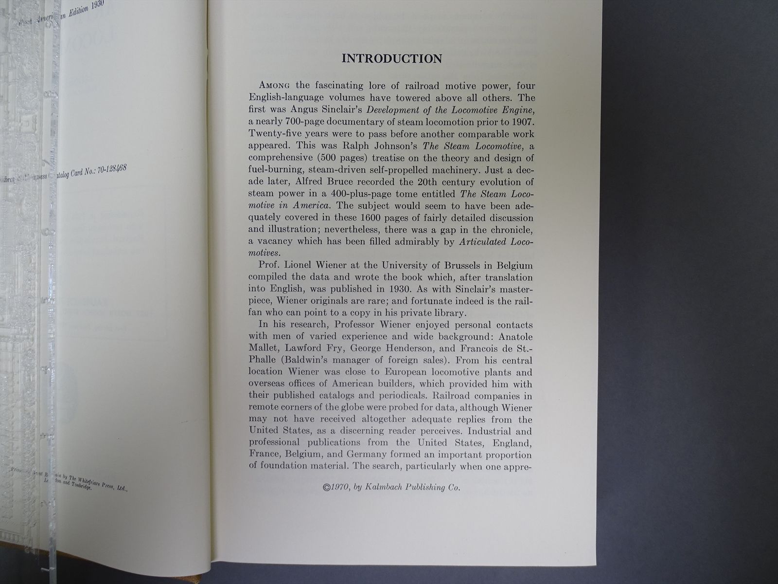 Railroad Book - Articulated Locomotives - Lionel Wiener - 632 Pages
