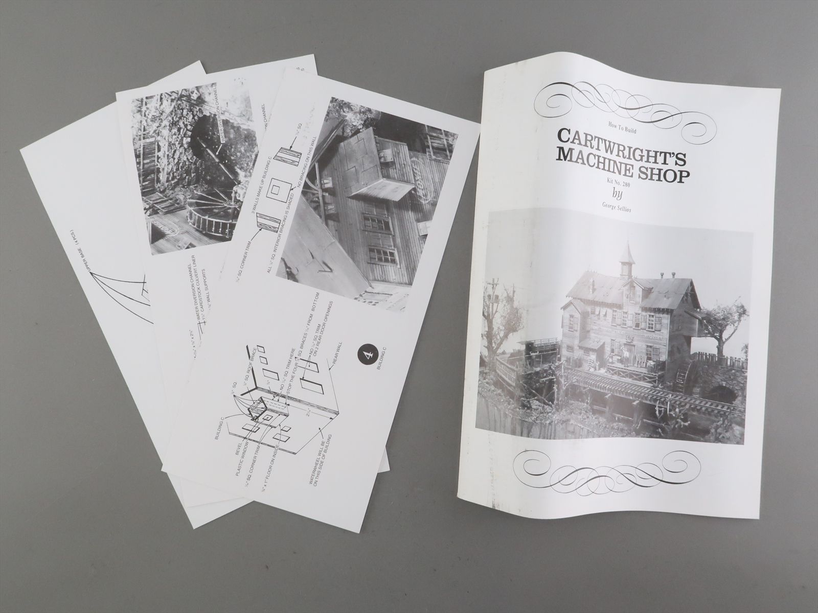 HO Scale Craftsman Kit - FSM Fine Scale Miniatures Kit #280 Cartwrights ...