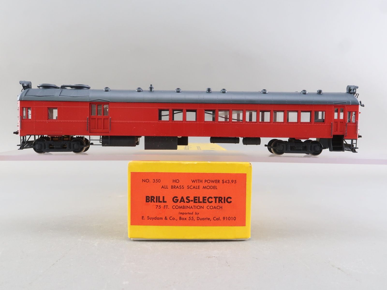 HO Brass Model - Suydam 350 UP Union Pacific 75' Brill Gas Electric ...