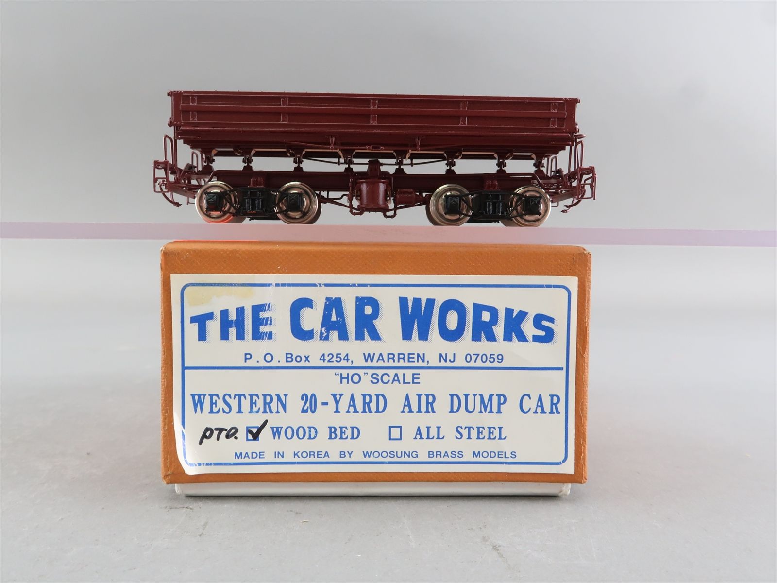 HO Brass Model - TCW Car Works Western 20-Yard Air Dump Car All Steel ...