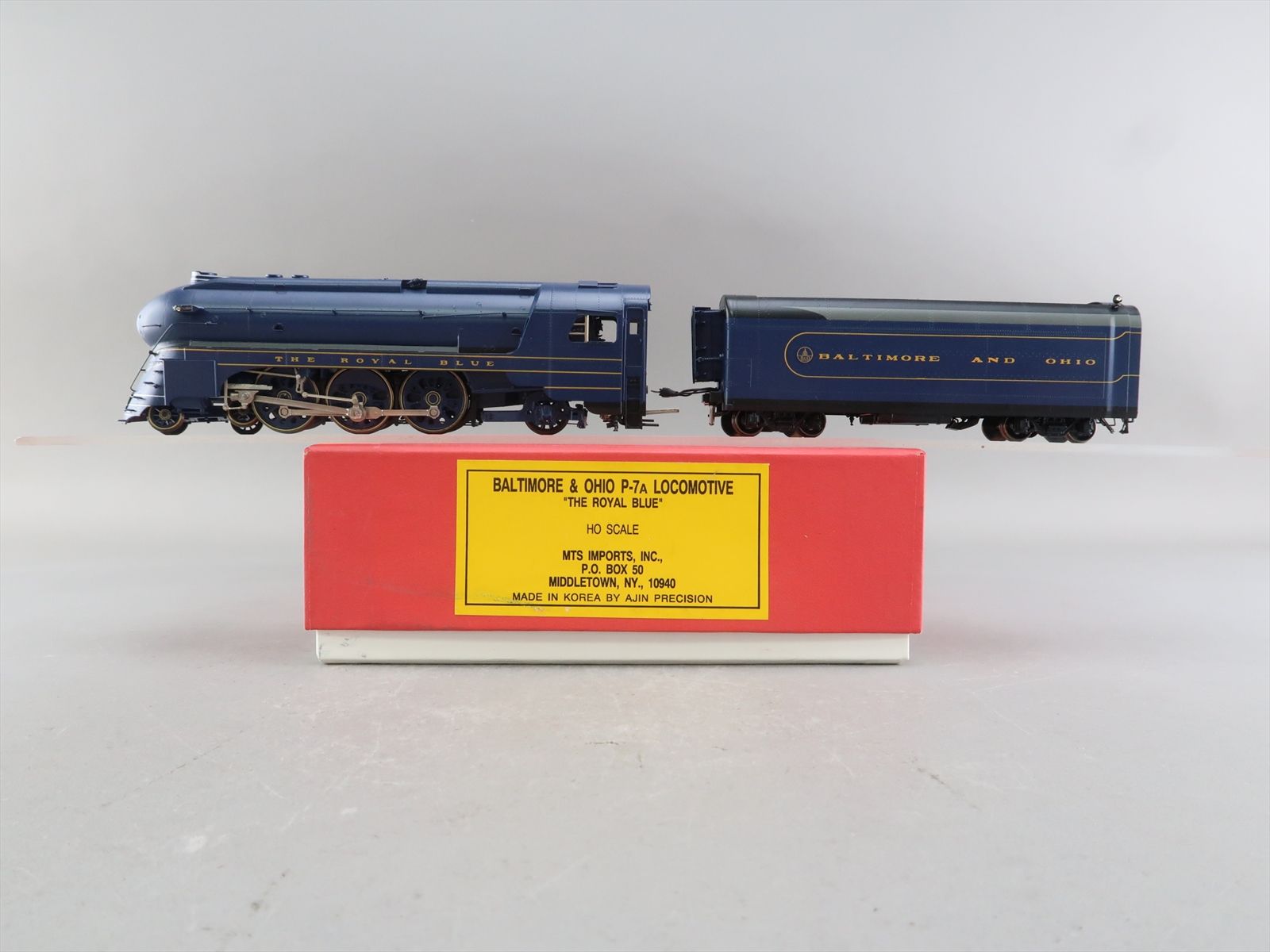 HO Brass Model - MTS B&O Baltimore & Ohio P-7A Royal Blue 4-6-2 - F/P ...