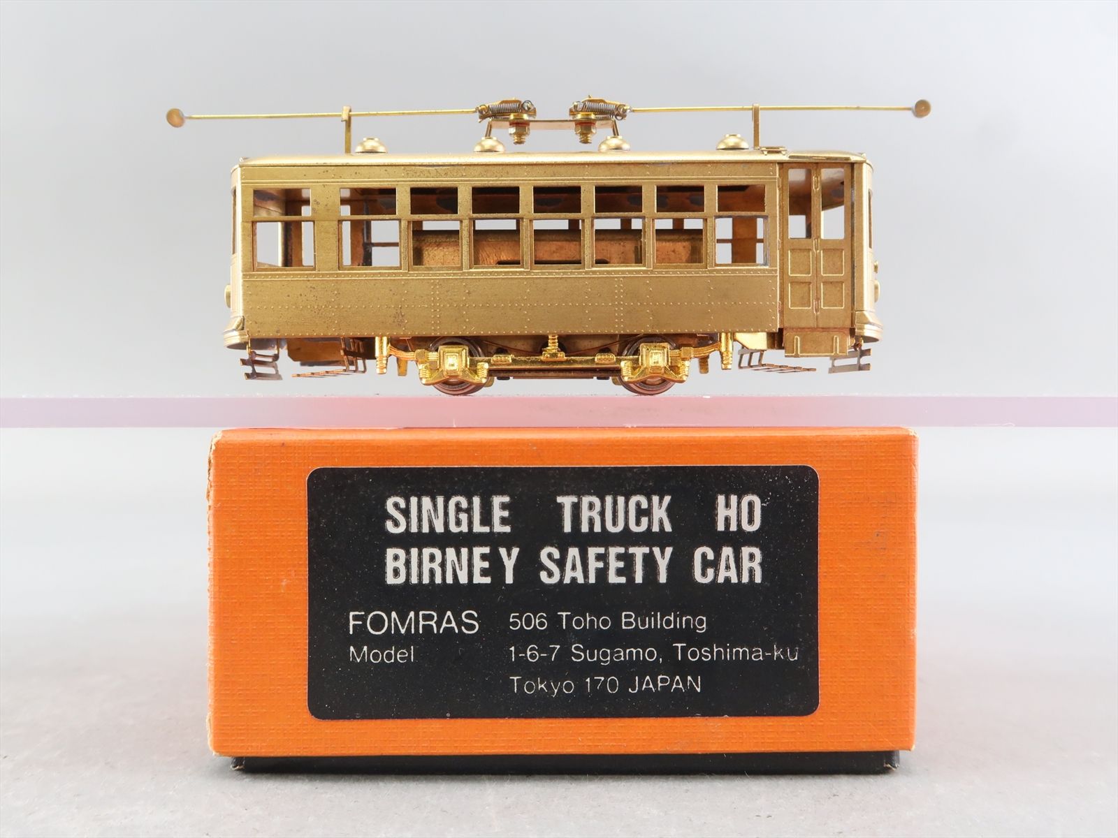 HO Brass Model - Fomras Single Truck Birney Safety Car - Unpainted ...