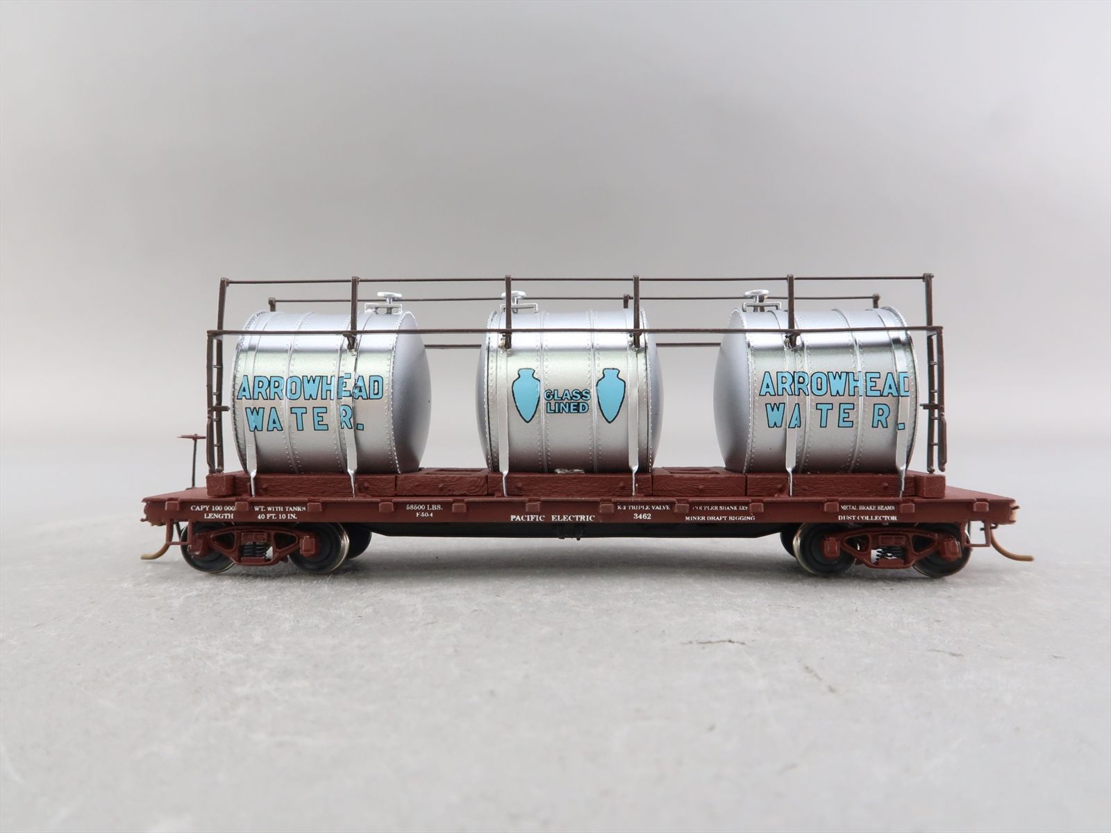 HO Brass Model - Metro PE Pacific Electric / Arrowhead Water 3 Bottle ...