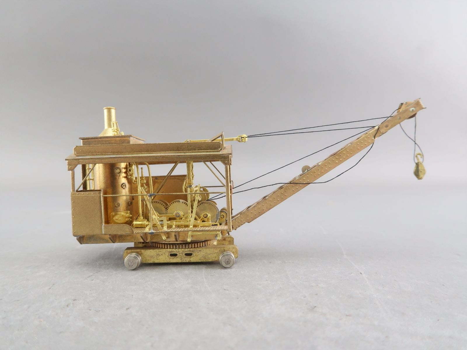 HO Brass Model - OMI 1333 A.H. Log Loader On Dollies - Unpainted - 1984 ...