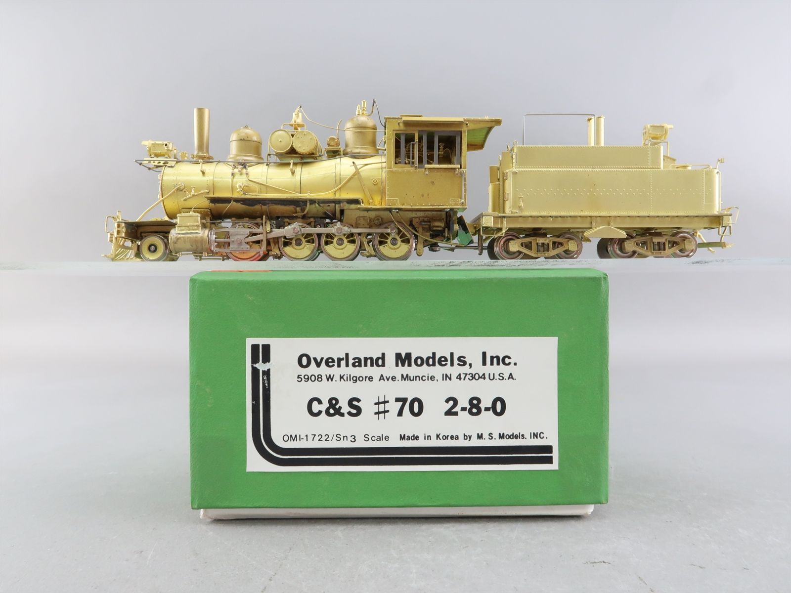 Sn3 Brass Model - OMI 1722 C&S Colorado & Southern 2-8-0 #70 ...