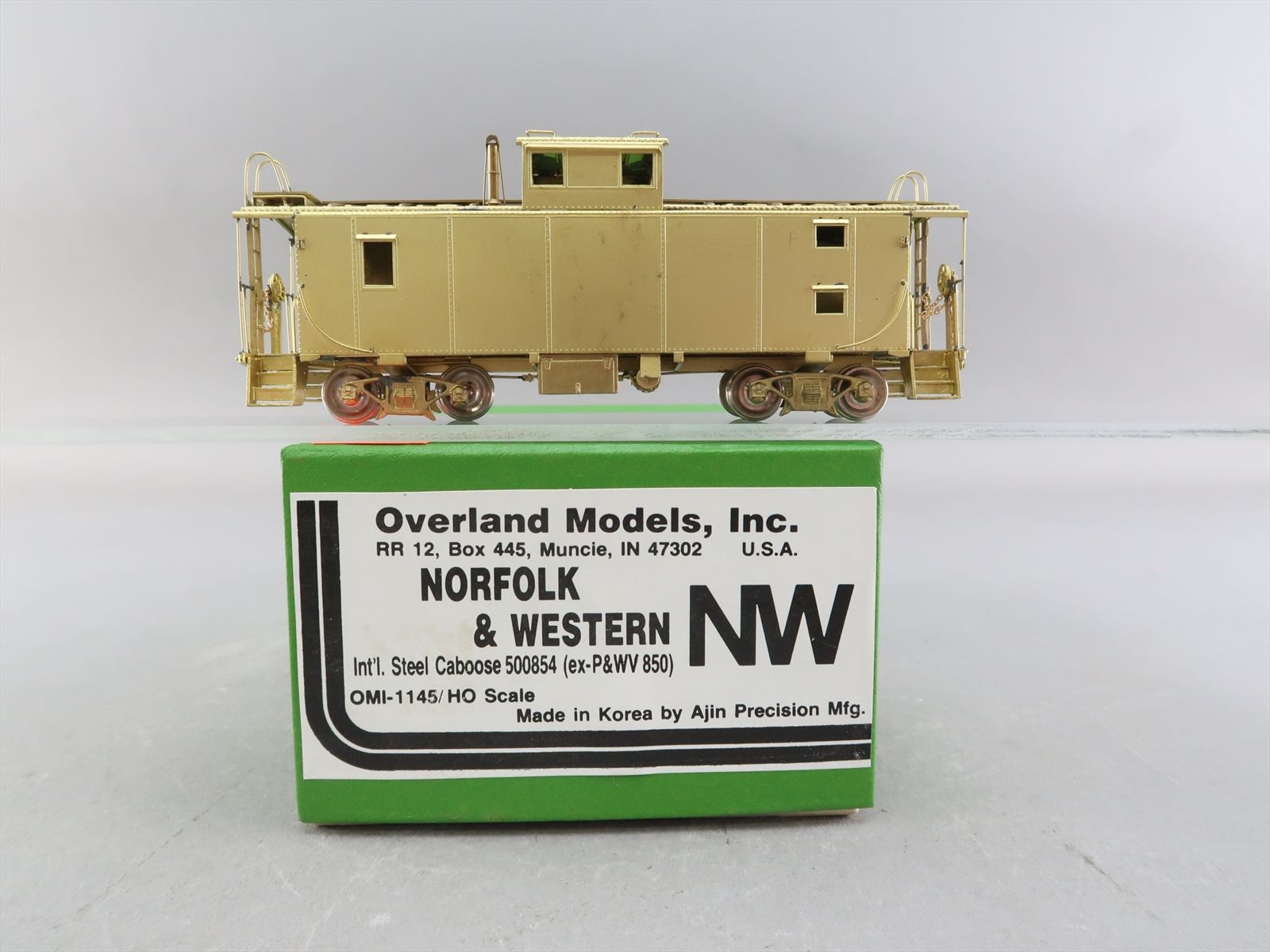 HO Brass Model - OMI 1145 N&W Norfolk & Western Steel Caboose #500854 ...