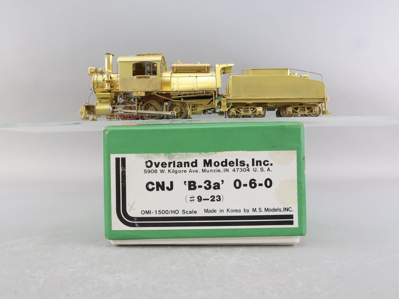 HO Brass Model - OMI 1500 CNJ Jersey Central B-3a 0-6-0 Camelback ...