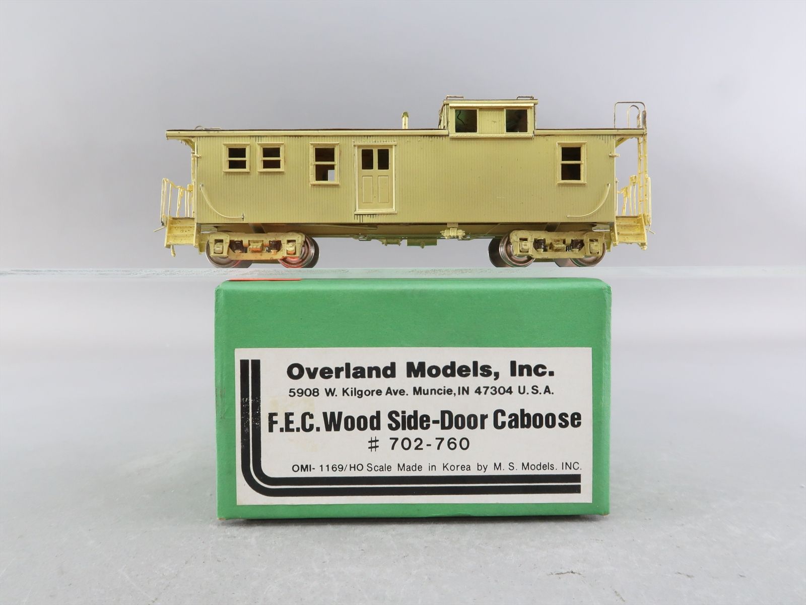 HO Brass Model - OMI 1169 FEC Florida East Coast Wood Side - Door ...