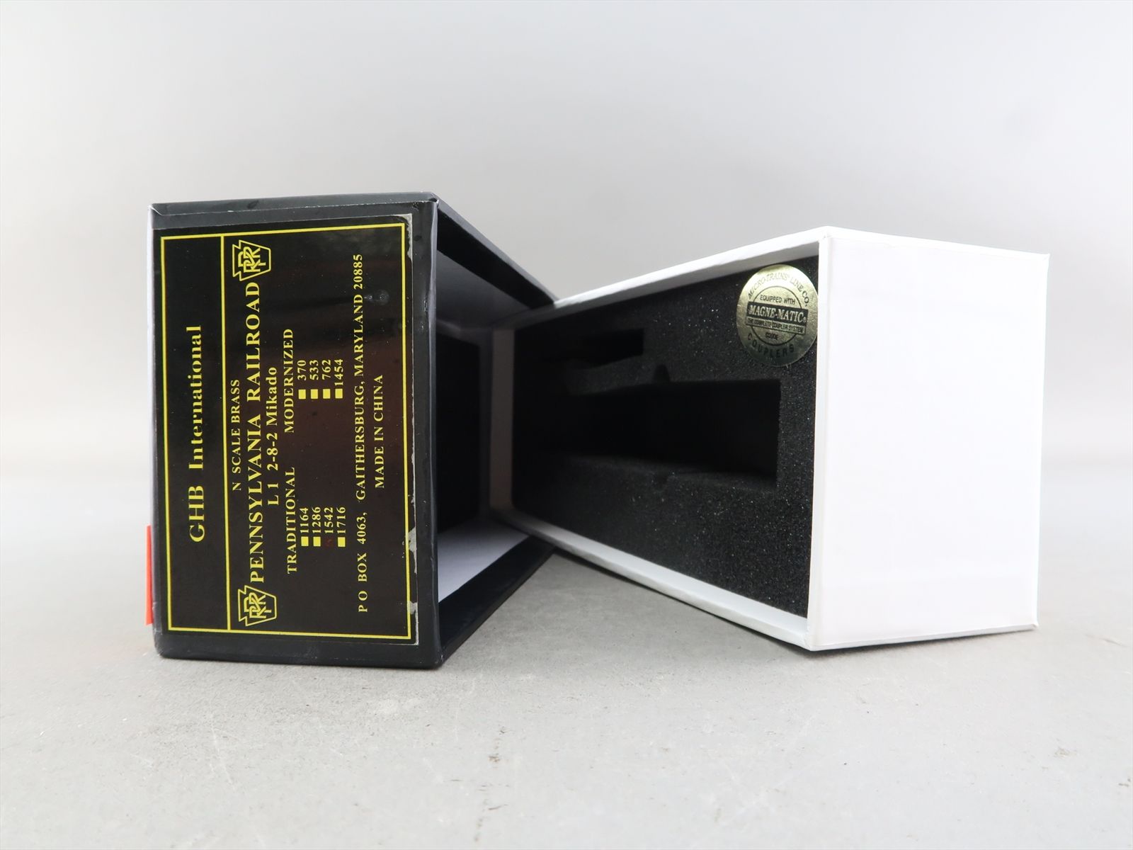 N Brass Model - GHB International PRR Pennsylvania L-1 2-8-2 Mikado ...