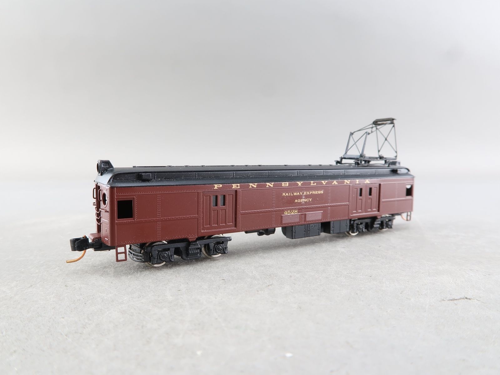 N Scale Brass - NJCB PRR Pennsylvania MBM-62 Powered Mail Baggage Car ...