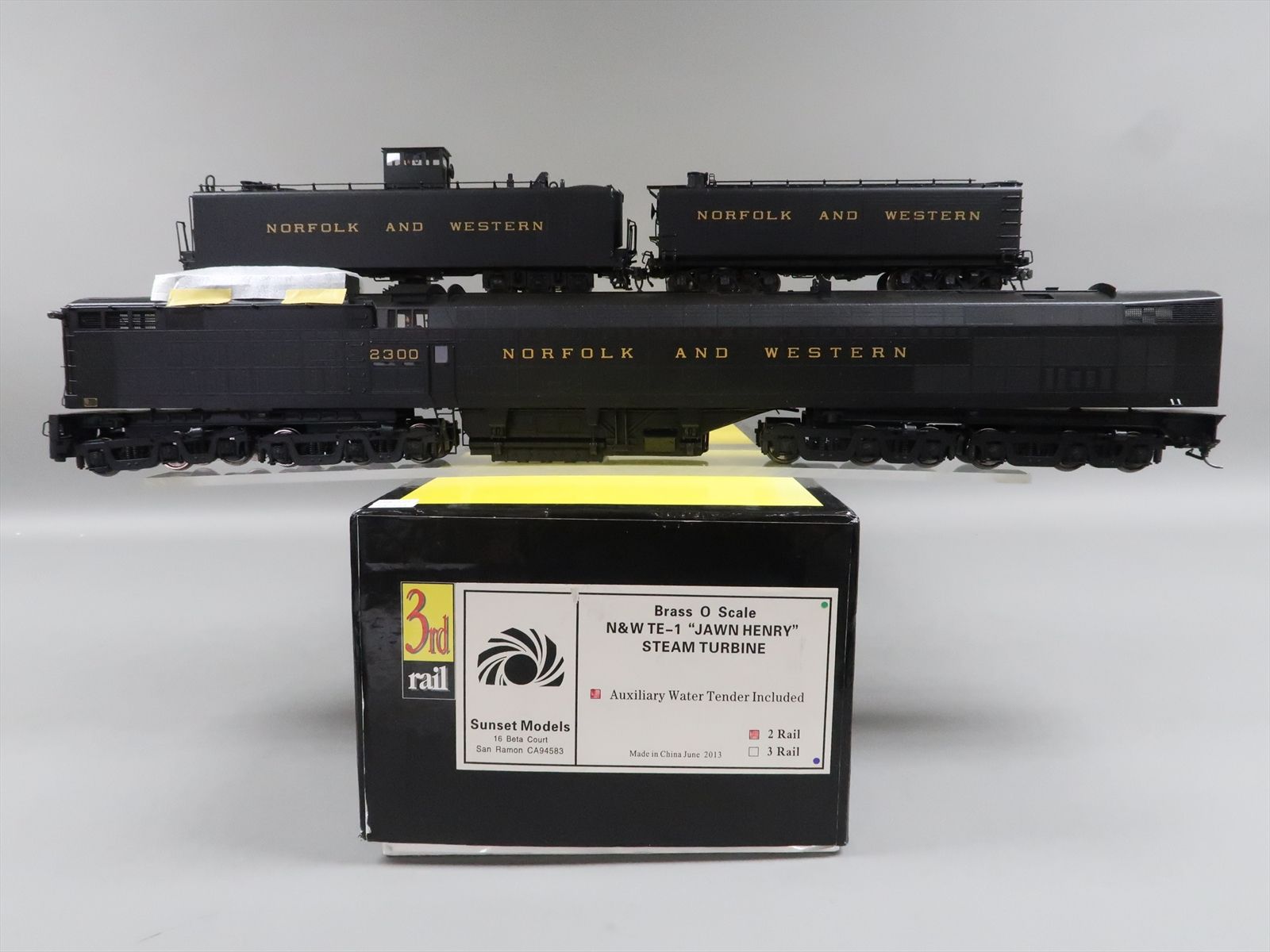 O Brass Model - SS Sunset 2-Rail N&W Norfolk & Western Jawn Henry Steam ...