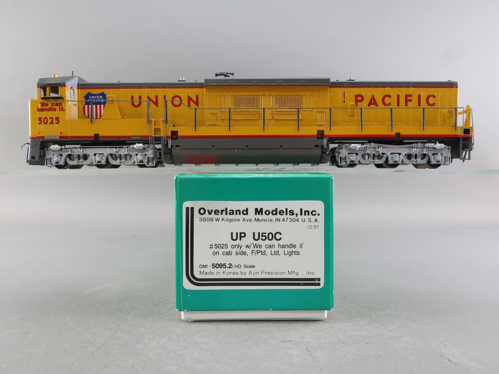 HO Brass Model - OMI 5095.2 UP Union Pacific U50C #5025 - F/P - 1997 Run - Ajin