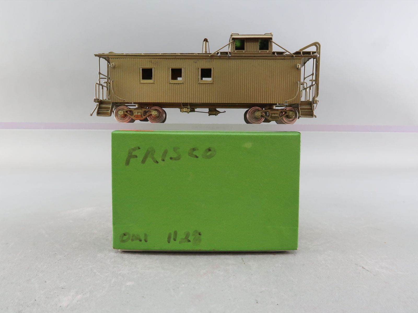 HO Brass Model - OMI 1128 SLSF St Louis San Francisco Frisco Caboose w ...