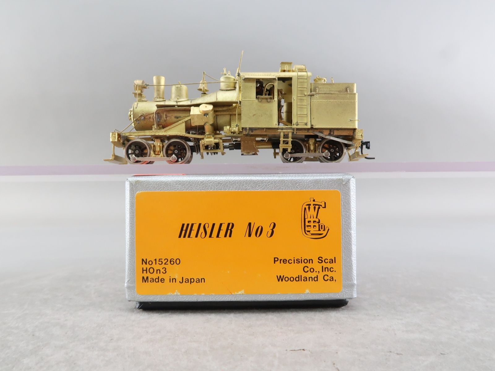 HOn3 Brass Model - PSC 15260 WSLCo Westside Lumber Co. Heisler #3 ...
