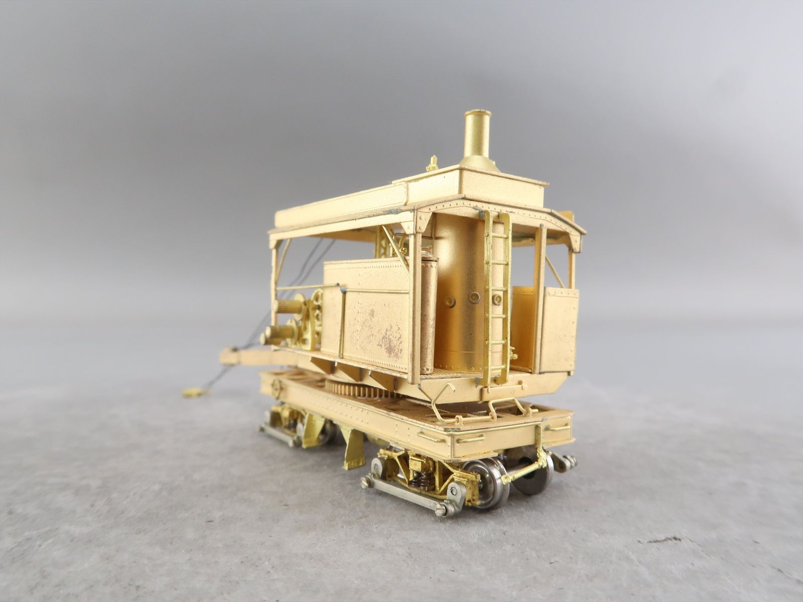 HO / HOn3 Brass Model - OMI 1332 A.H. Log Loader w/ Base - Unpainted ...