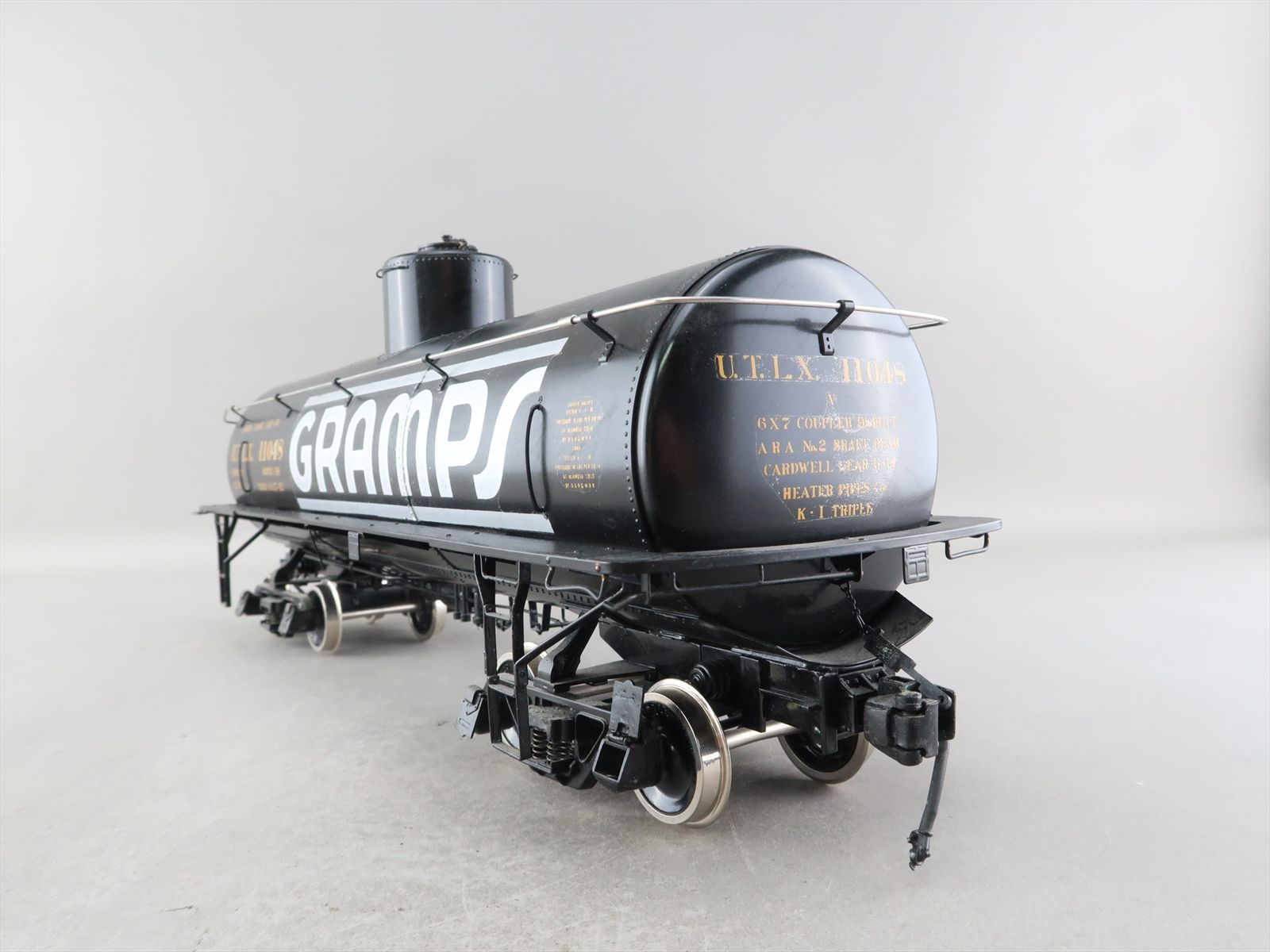 G Brass Model - PSC 98007-1 UTLX Frameless Tank Car Gramps #11048 - F/P ...