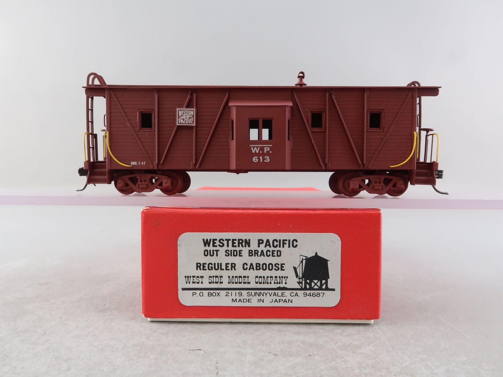 HO Brass Model - WMC WP Western Pacific Outside Braced Bay Window ...