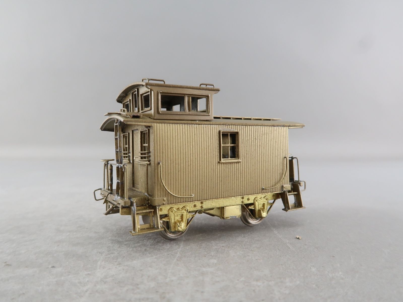 HO Brass Model - E-M Empire Midland DL&W Delaware Lackawanna & Western 4-Wheel Caboose Bobber ...