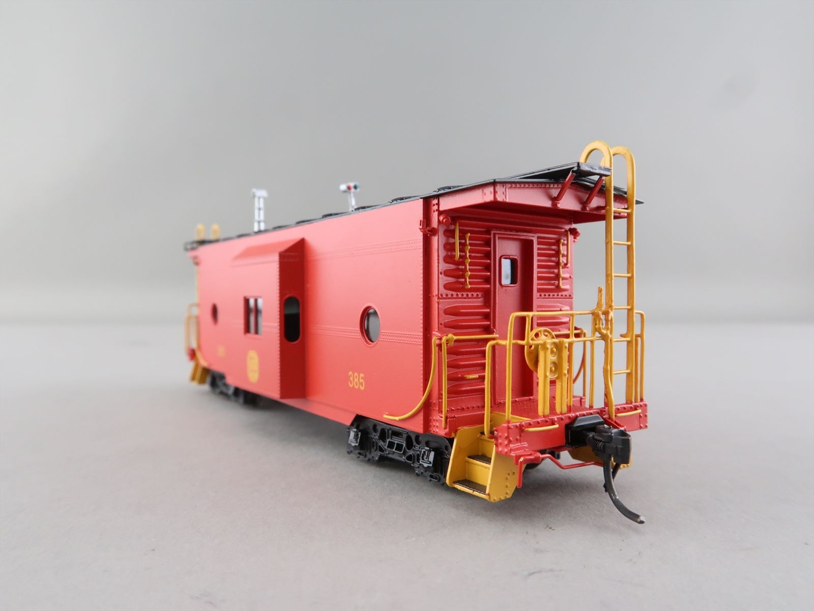 HO Brass Model - EI Eagle Imports KCS Kansas City Southern B-W Bay Window Caboose #385 - F/P ...