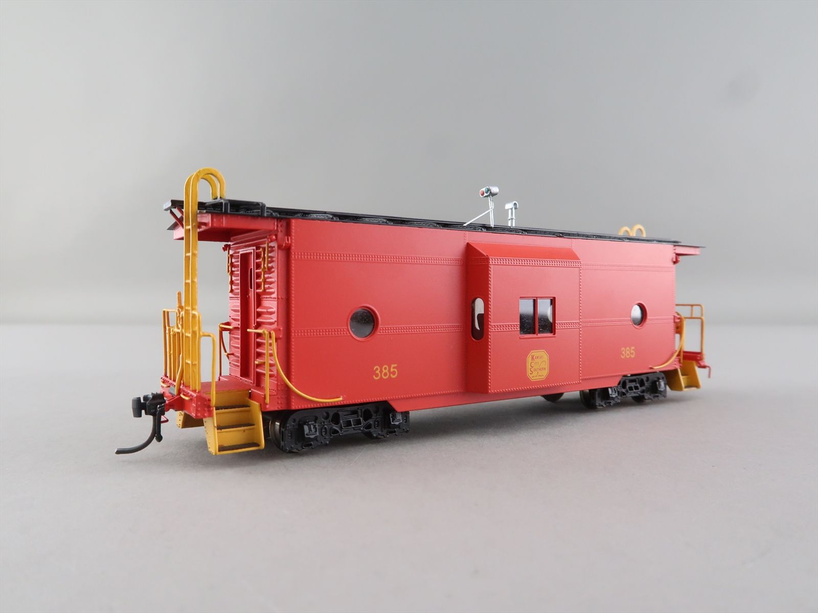 HO Brass Model - EI Eagle Imports KCS Kansas City Southern B-W Bay Window Caboose #385 - F/P ...